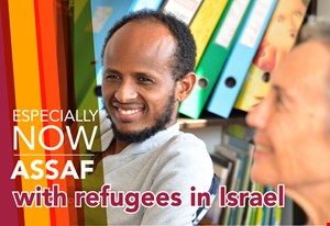 ٍSupporting refugees with ASSAF. Especially now.